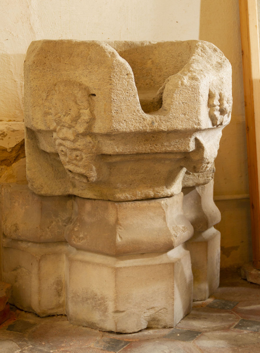 Porch, Font & Stoup – St Andrew's Church Halton Holegate